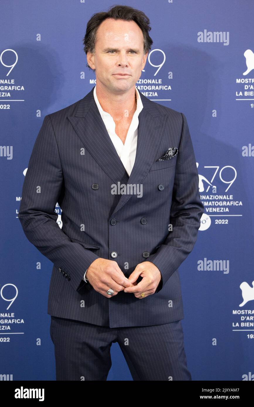 September 7, 2022, Lido di Venezia, Italy: Walton Goggins attends the ...