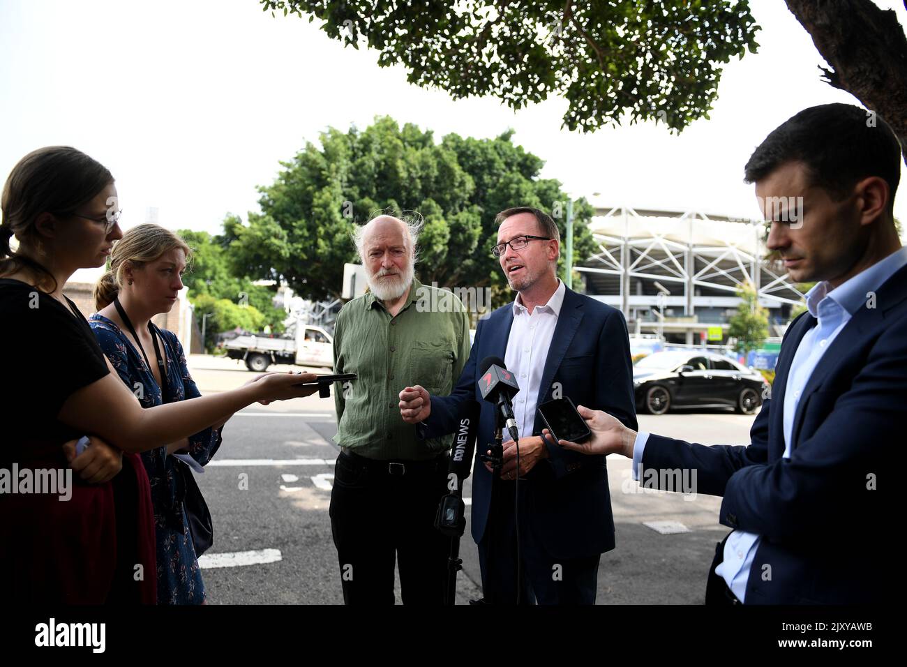 NSW Greens MP David Shoebridge (right) and Local Democracy Matters ...