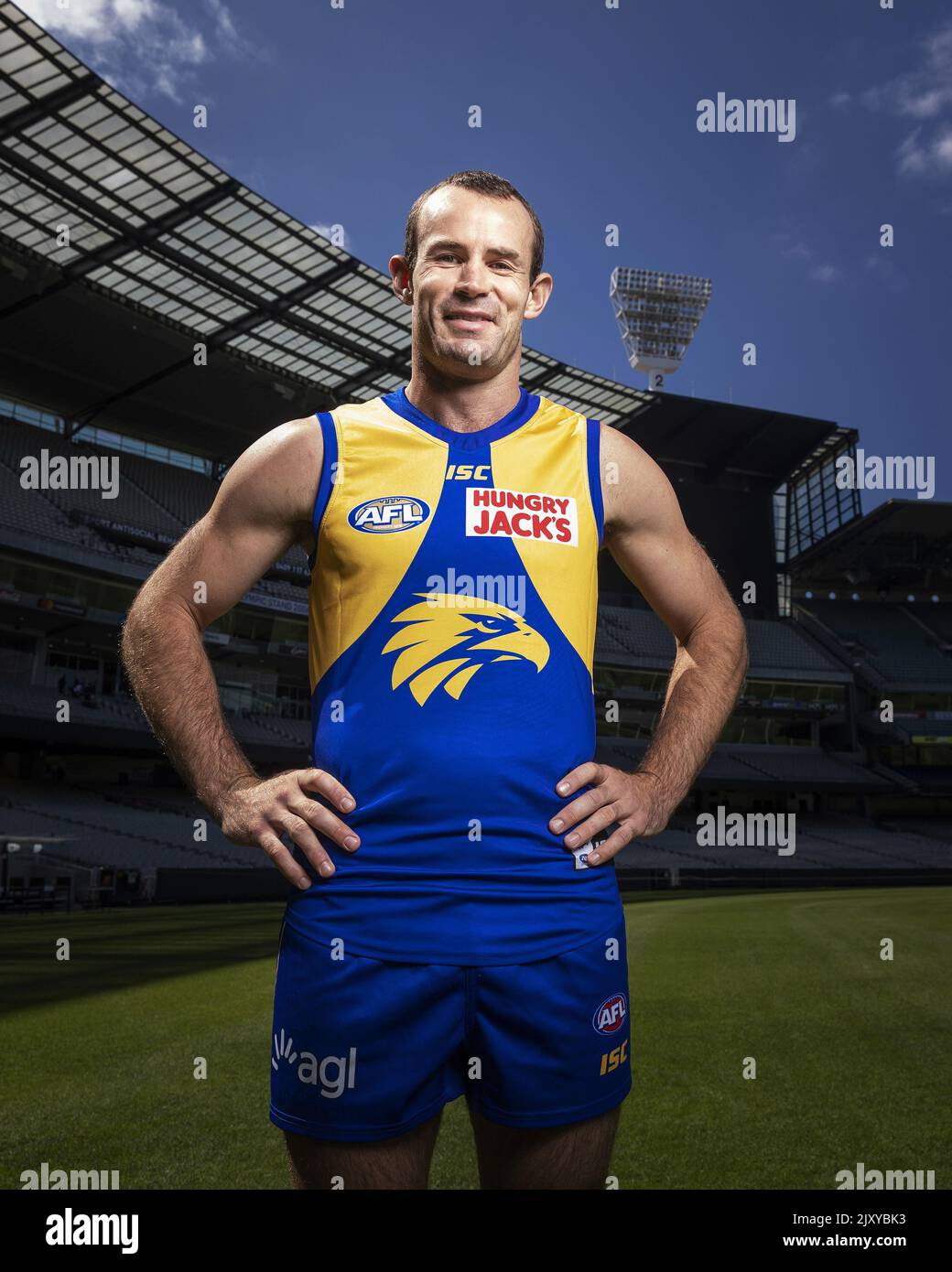 Shannon Hurn of the Eagles poses for a photograph during the 2019 AFL ...