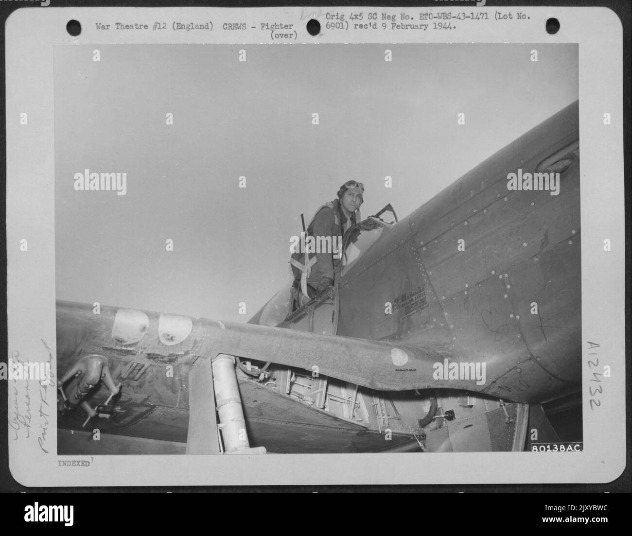 Lt. Charles H. Clark Of Los Angeles, Calif., Climbs Into A Reassembled ...