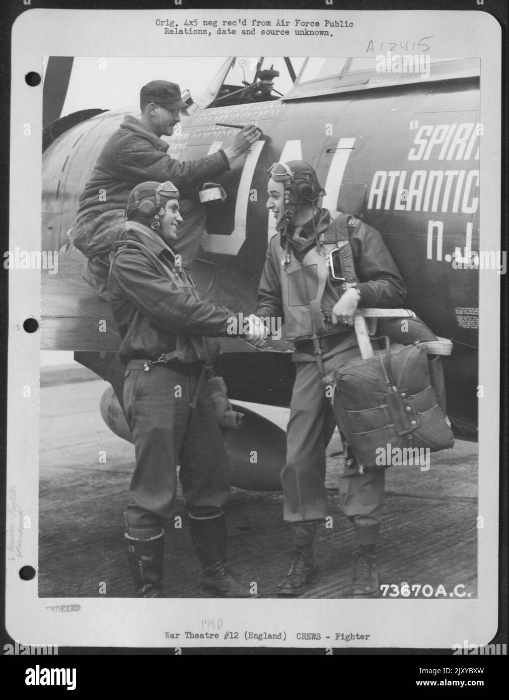 After A Successful Mission Over Brunswick, Germany, 1St Lt. Robert S ...