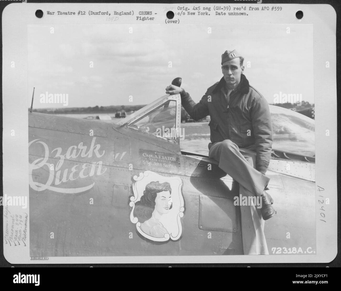 Capt. Alfred F. Eaton Of Holly Bluff, Miss., Of The 84Th Fighter ... Capt. Alfred F. Eaton Of Holly Bluff, Miss., Of The 84Th Fighter ...
