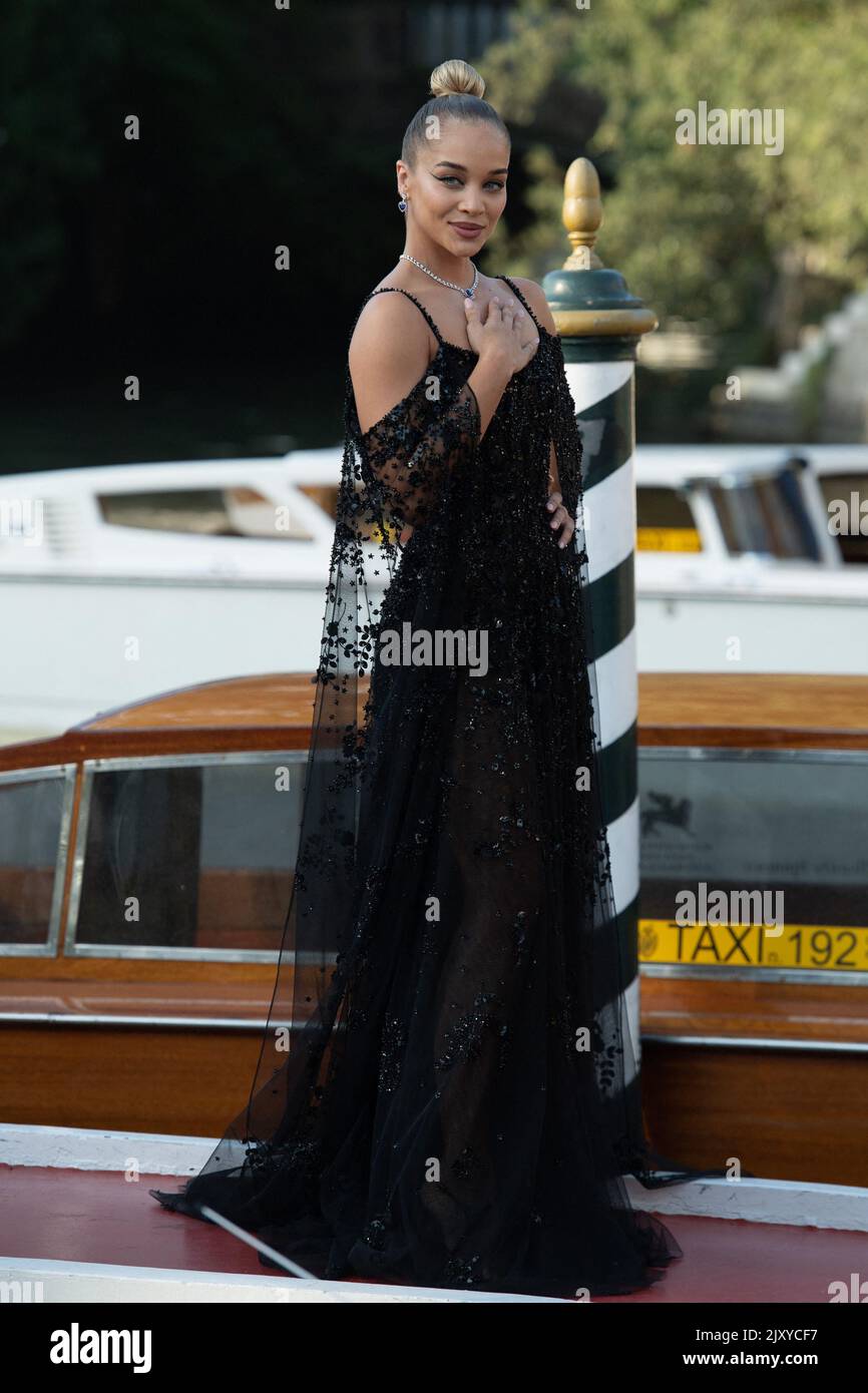 Jasmine Sanders arriving at the Excelsior Hotel during the 79th Venice ...