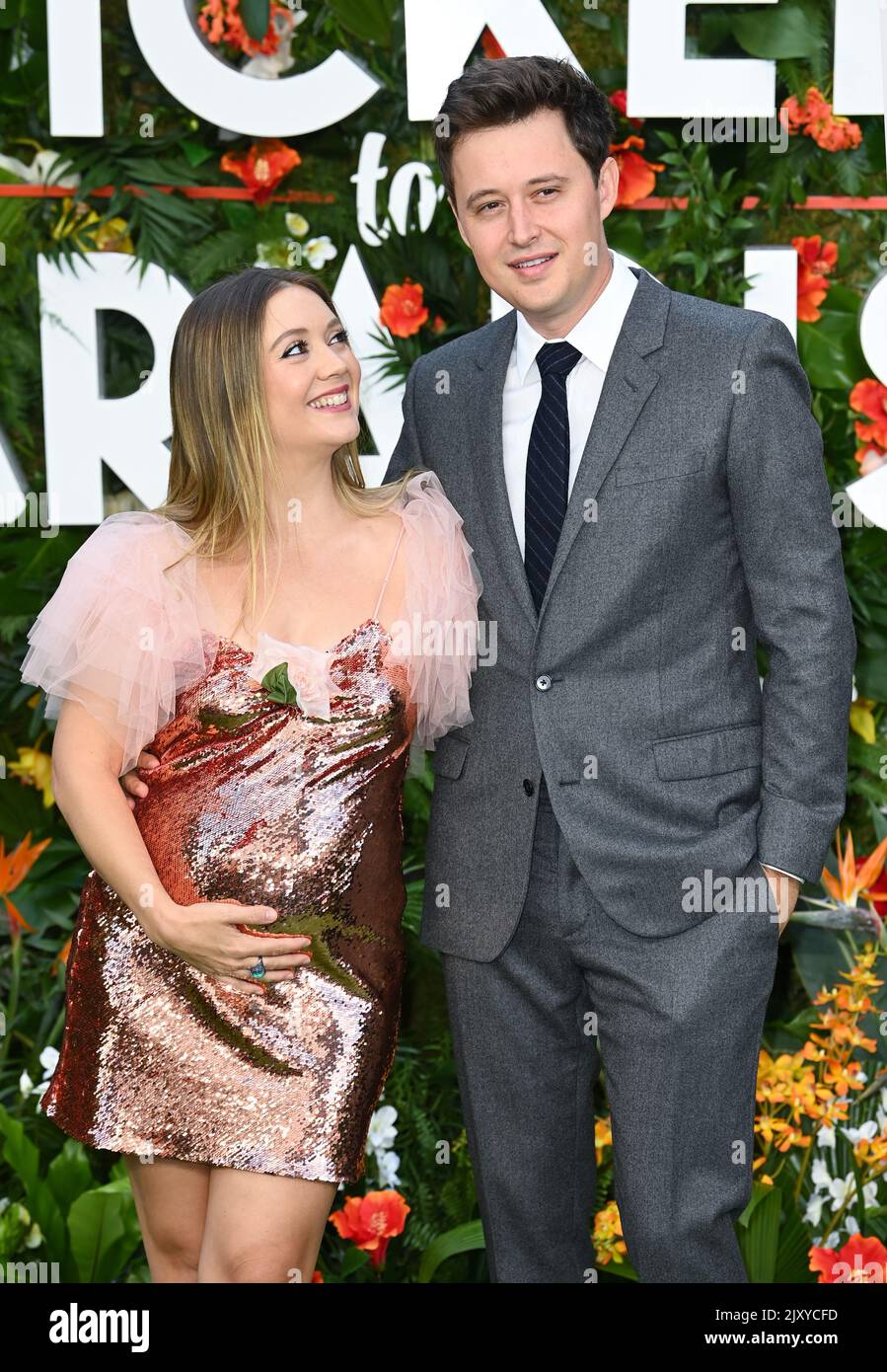 London, UK. September 7th, 2022. London, UK. Billie Lourd and husband ...