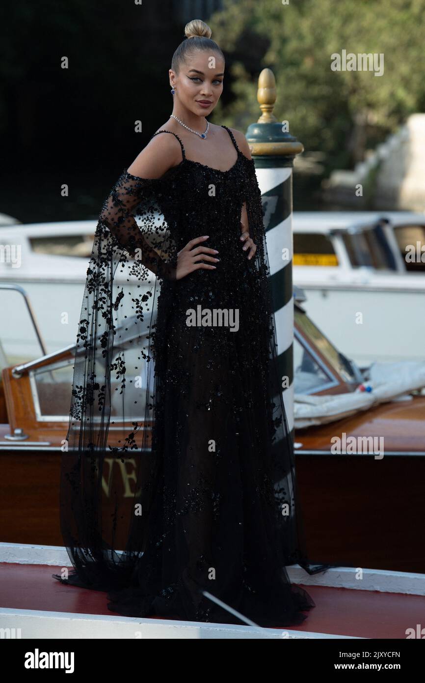 Jasmine Sanders arriving at the Excelsior Hotel during the 79th Venice ...