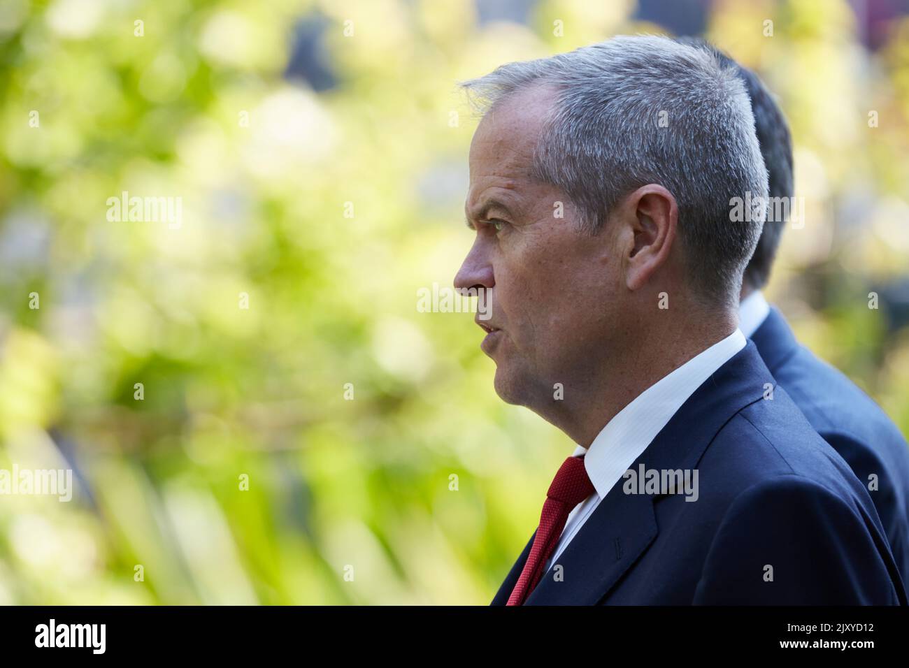 Federal Opposition Leader Bill Shorten speaks to the media after ...