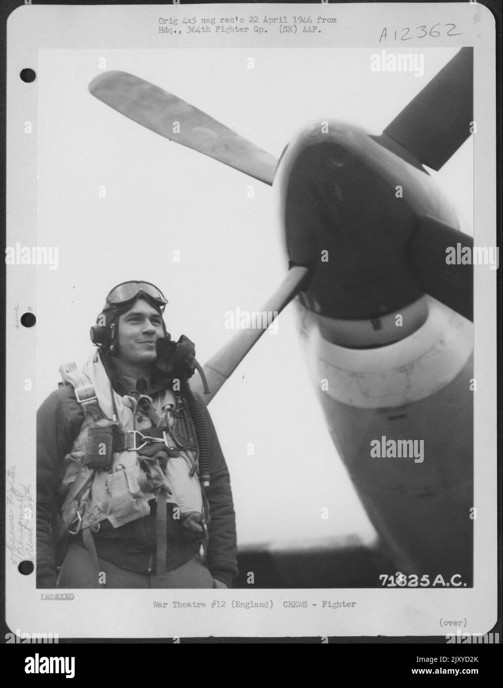 W.E. Schofield, Pilot Of The 364Th Fighter Group, 67Th Fighter Wing ...