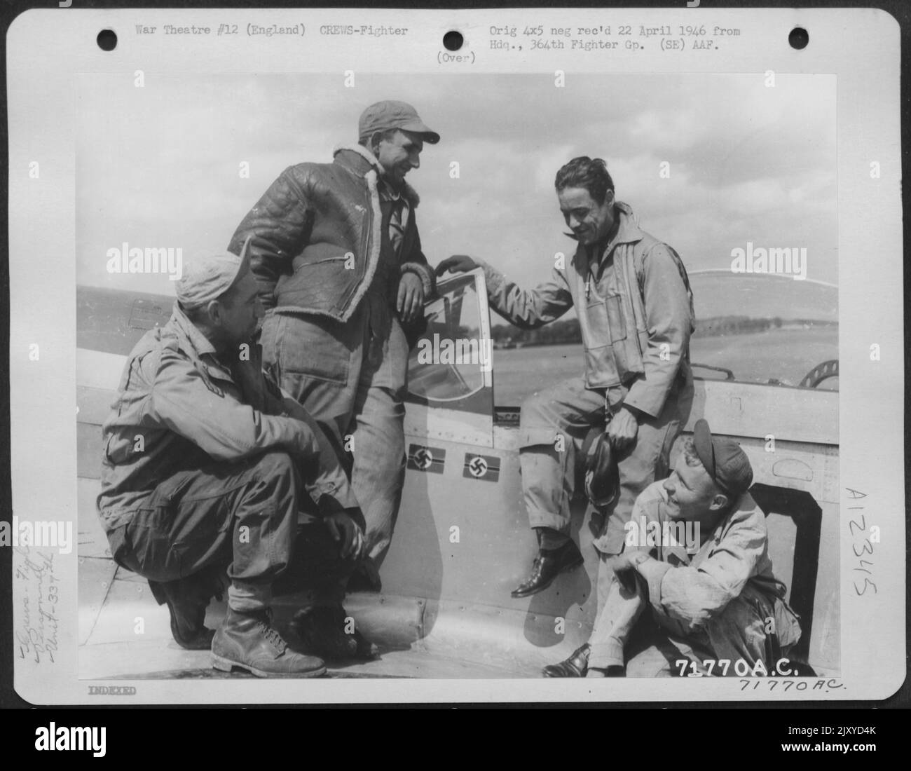 Captain Peters Chats With His Ground Crew Before Stepping Into The ...