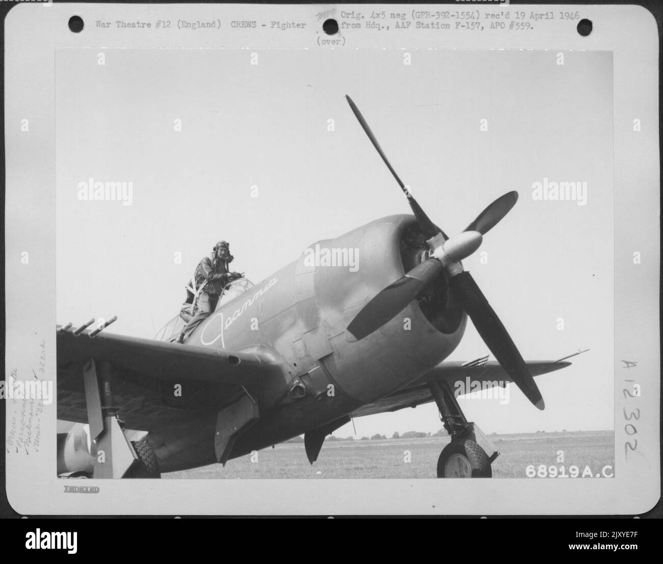 Lt. Treitz Of The 351St Fighter Squadron, 353Rd Fighter Group, Steps ...