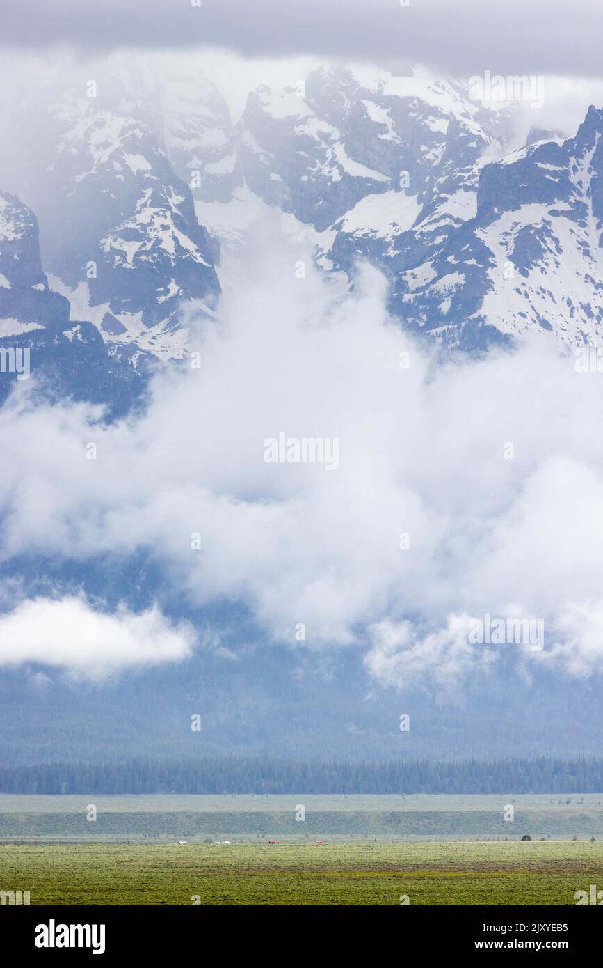 Cars driving along Highway 89 providing a sense of scale below the ...