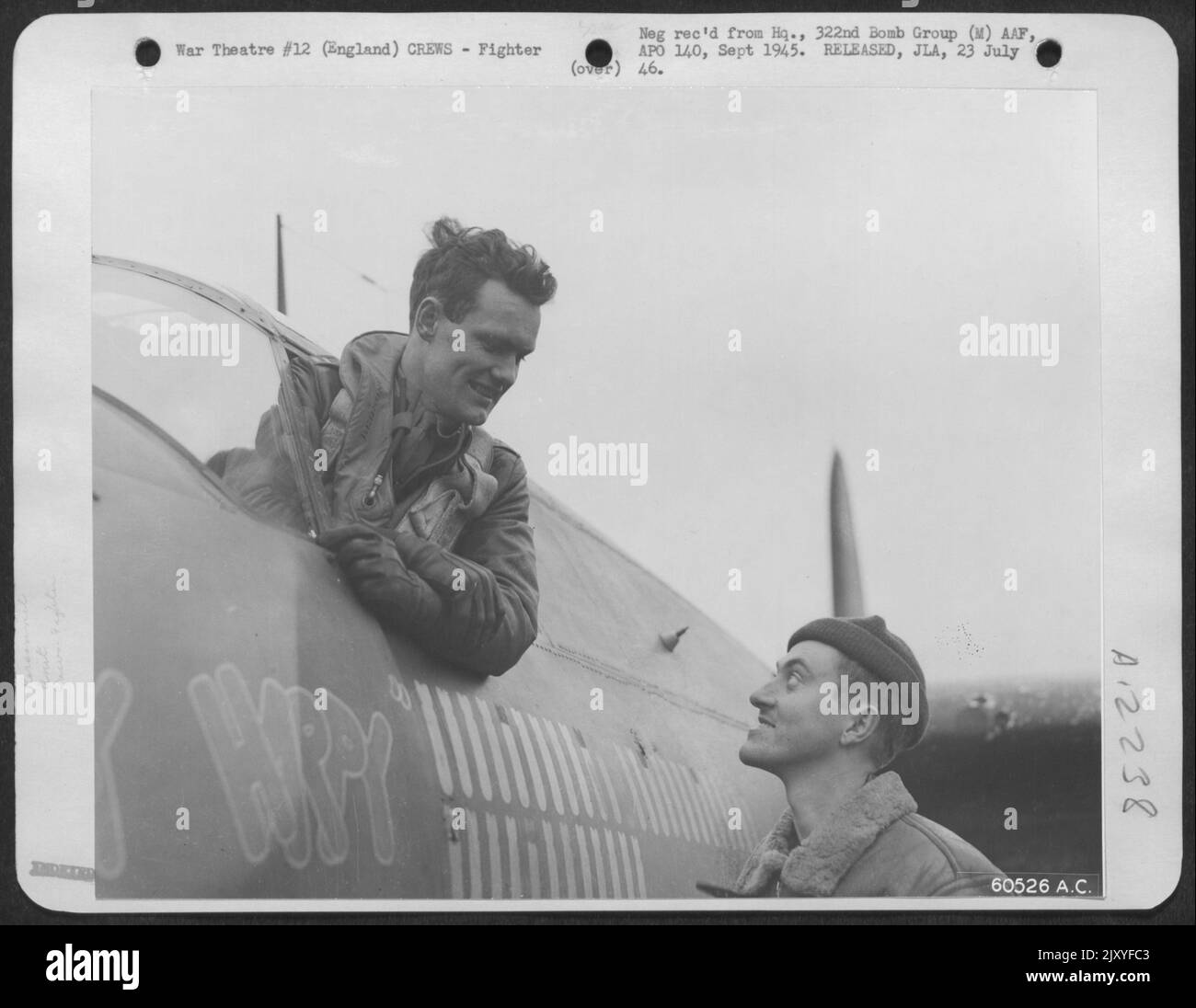 Capt. Porter, With The 322Nd Bomb Group, Andrews Field, Essex, England ...