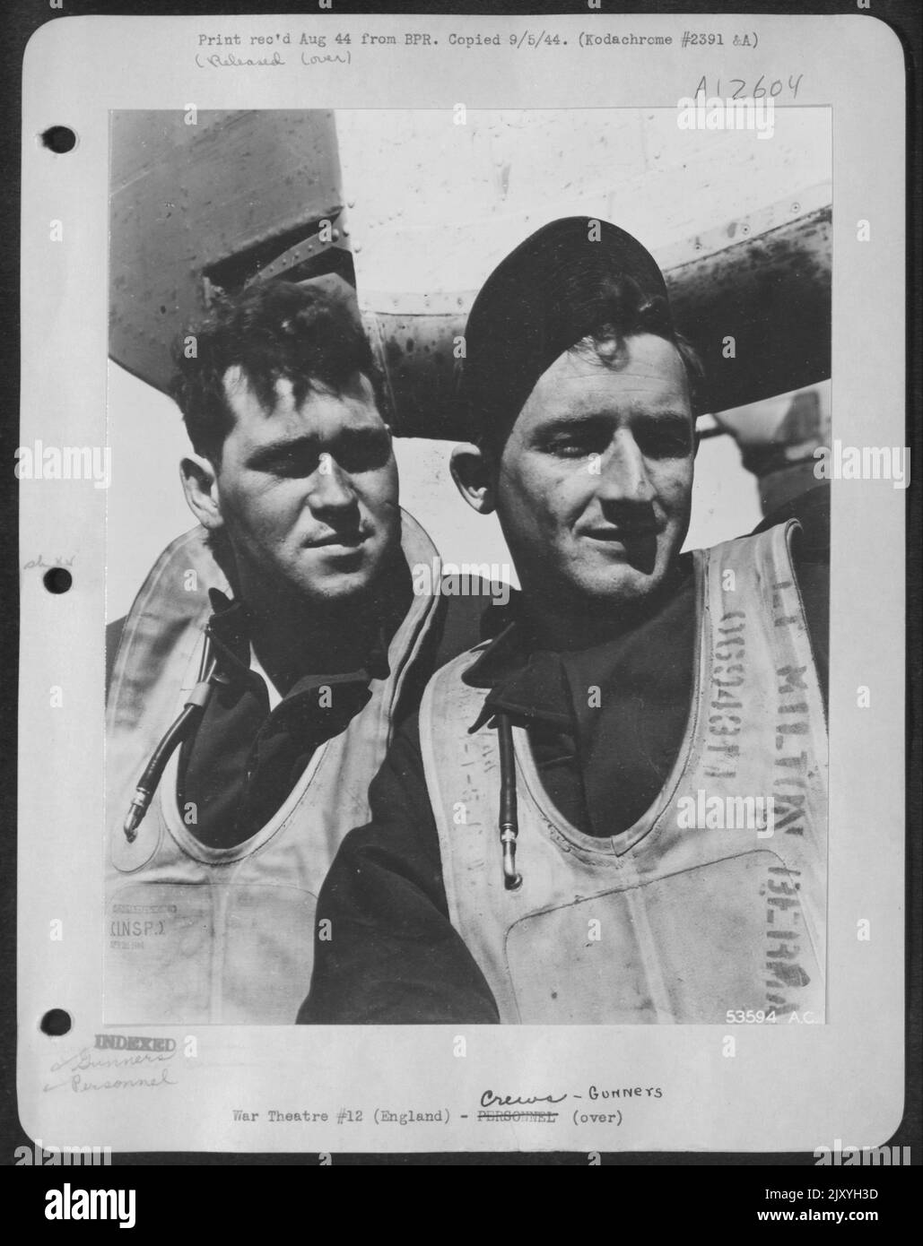 ENGLAND-S/Sgt. John R. Dembecki, Detroit, Mich., upper turret gunner ...