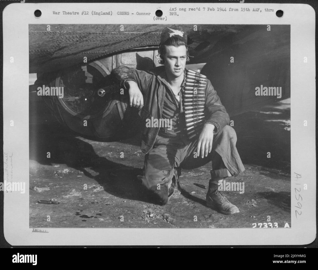 S/Sgt. Kenneth A. Long, completed 50 missions Stock Photo - Alamy