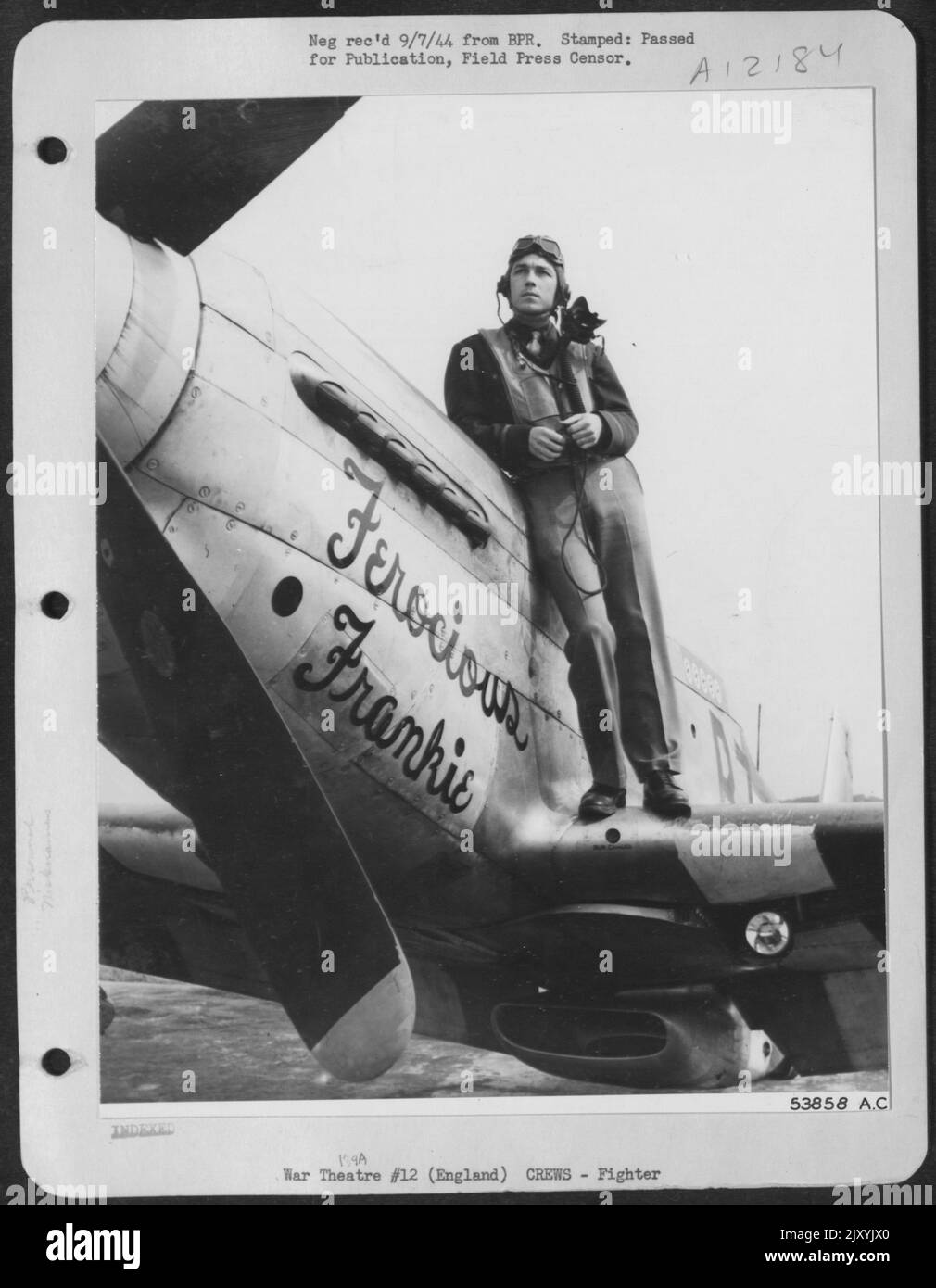ENGLAND-Lt. Col. Wallace E. Hopkins of Washington, Ga., poses on the ...