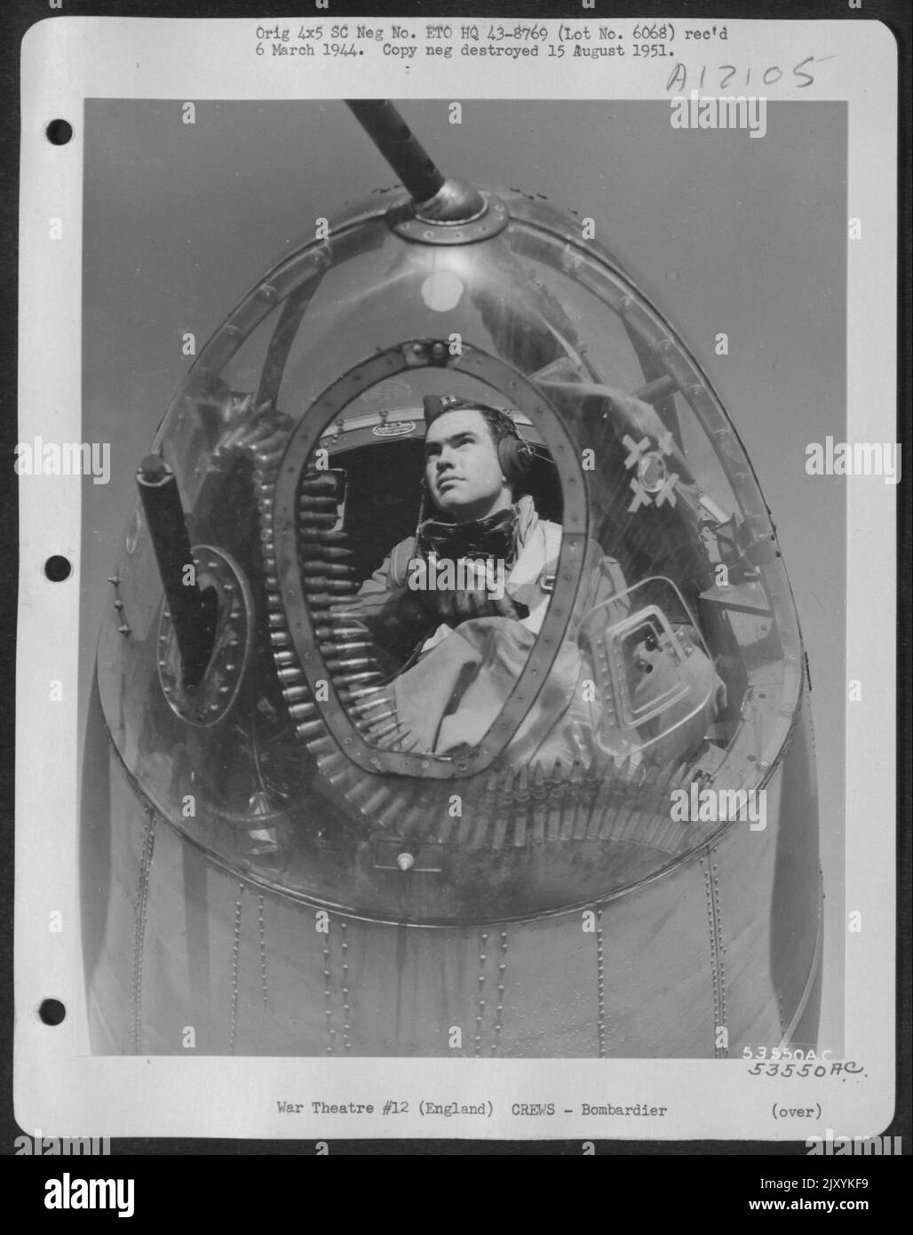 Capt. Jack Tyson of Albany, Ga., bombardier-navigator on a Martin B-26 ...