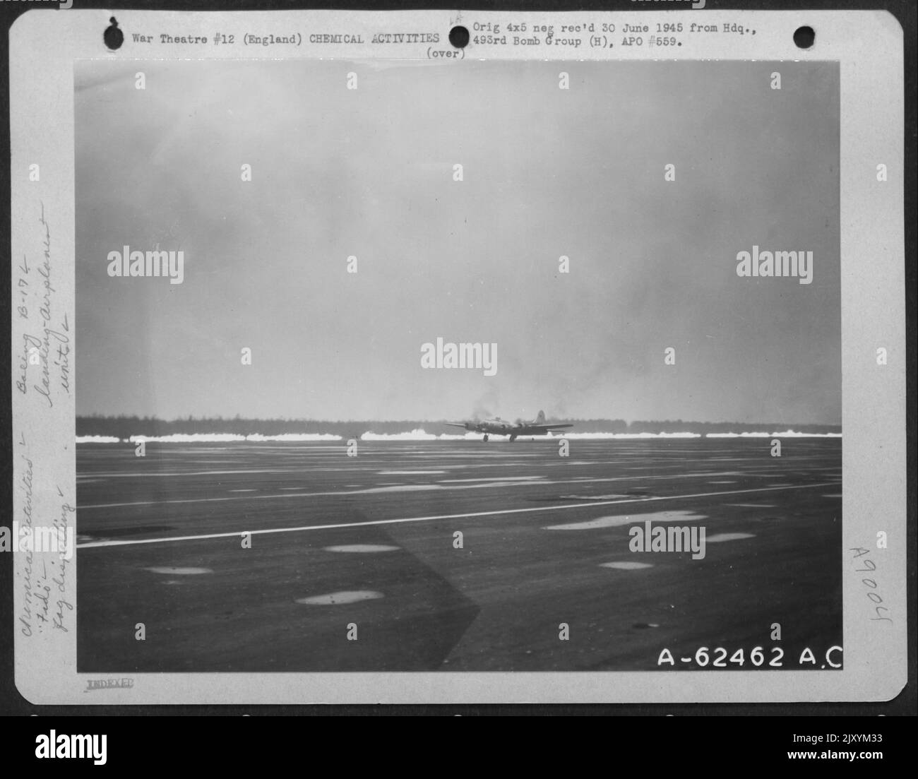 Fido Method Of Dispelling Fog At Airfield In England, 16 November 1944 ...