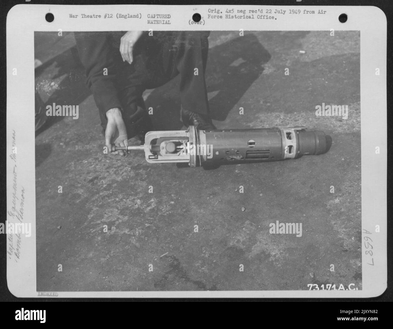 Captured german weapon Black and White Stock Photos & Images - Alamy