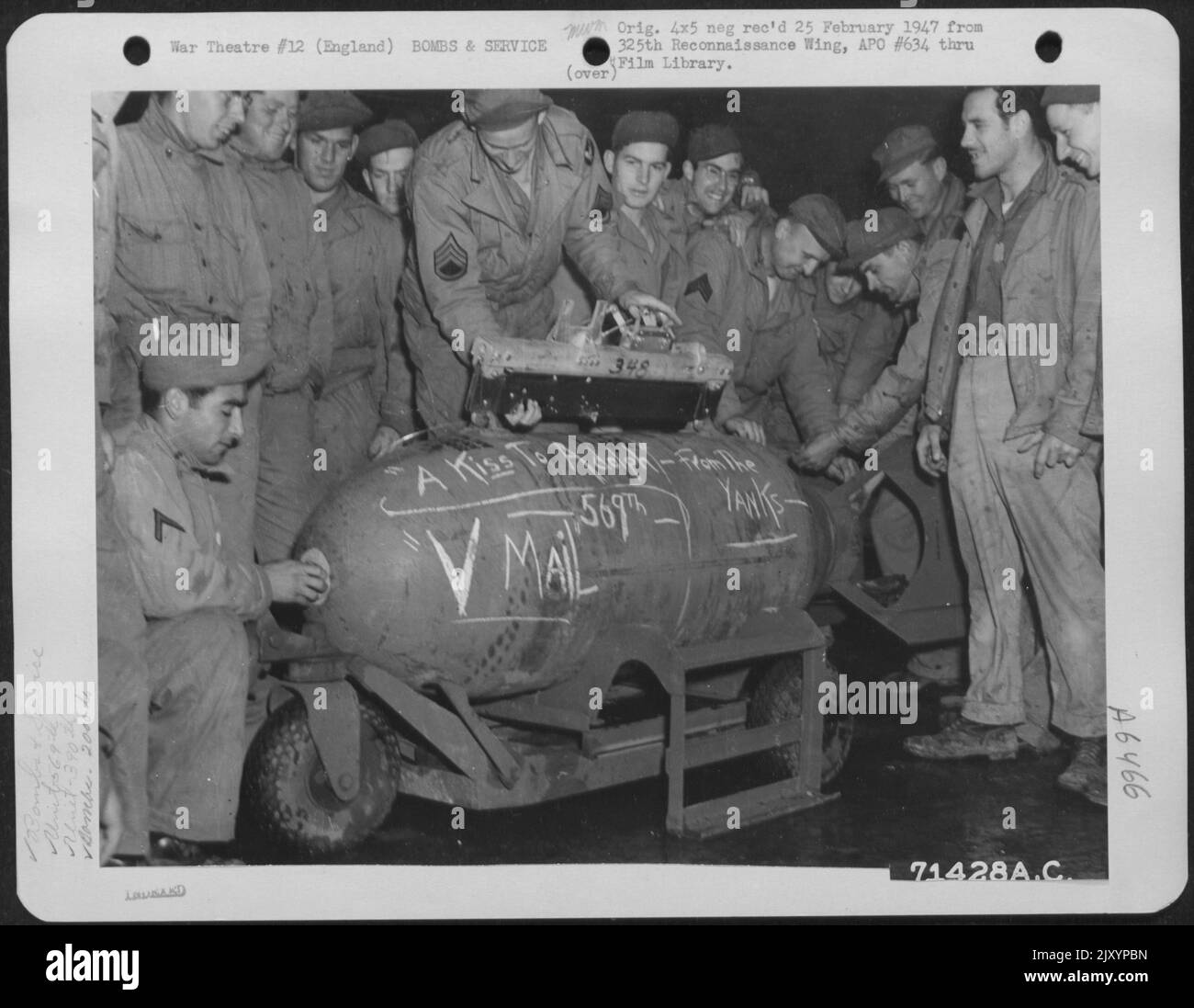 After Writing A Message To Hitler On A 2000 Lb Bomb, The Ground Crews ...