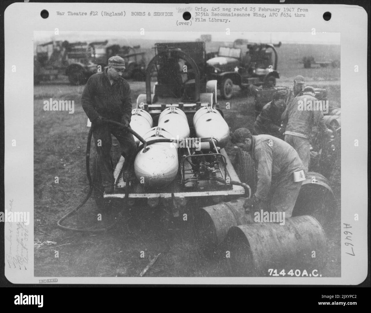 Armorers Of The 390Th Bomb Group Prepare Fire Bombs For Loading On A ...