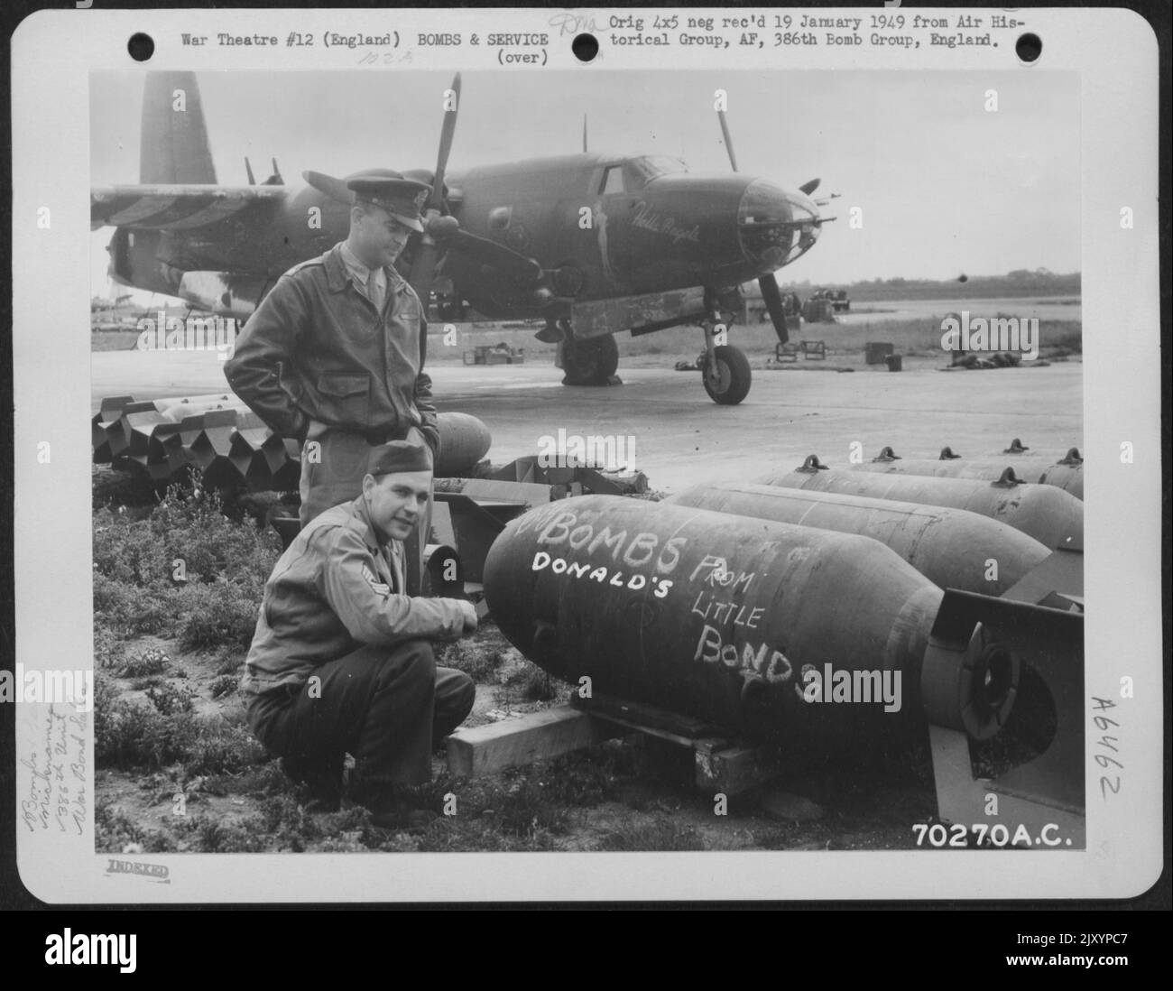 Two Men Inscribe A Note To Hitler On A Bomb Which Was Purchased Through ...
