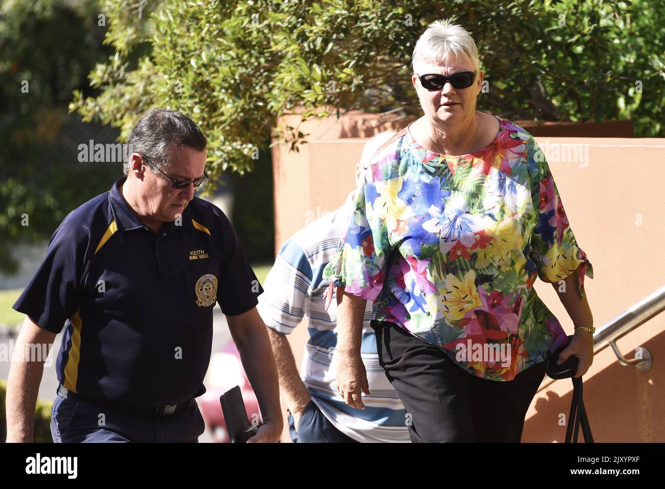 witness Josie Meng arrives at the Gladstone Courthouse in Gladstone ...