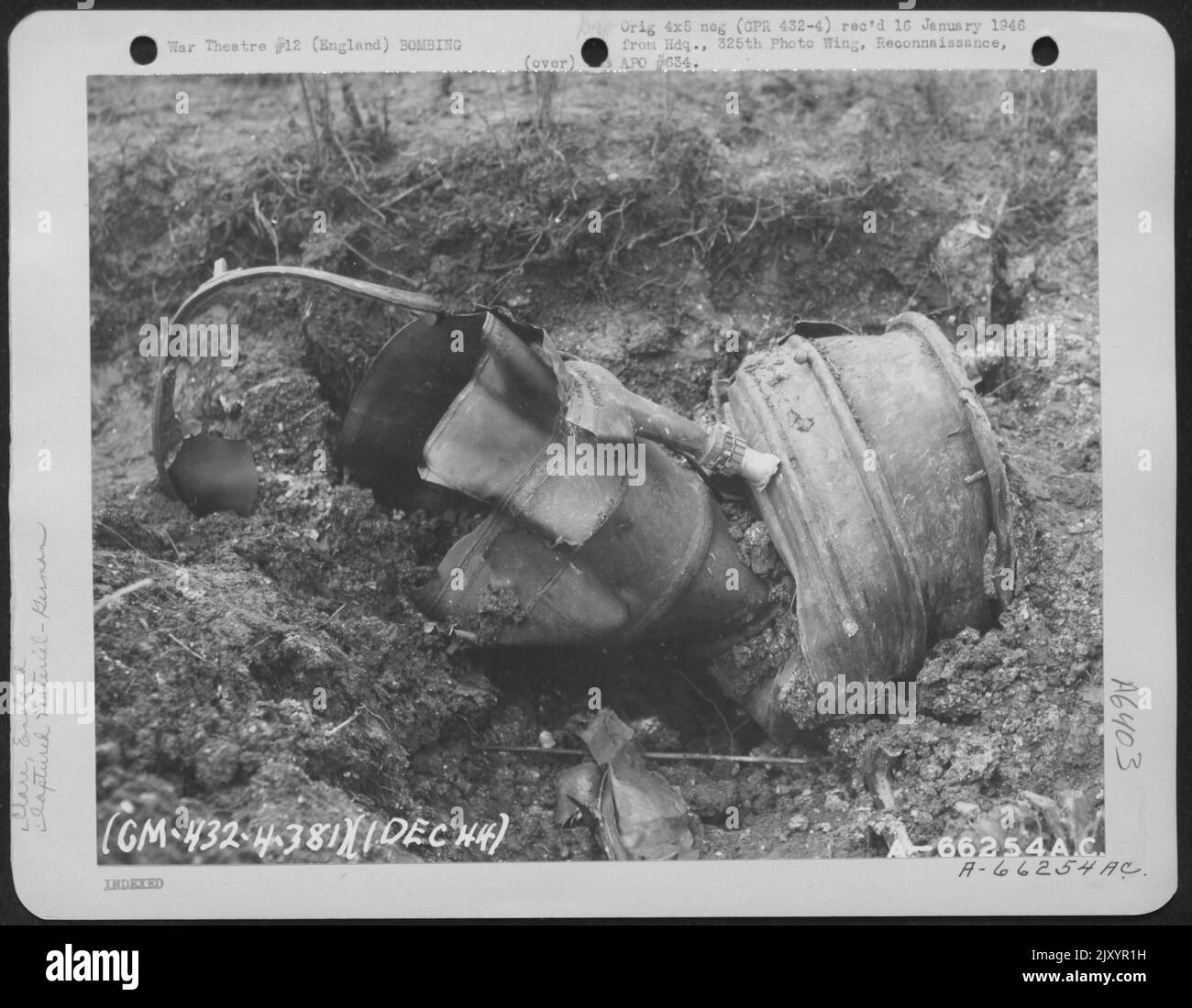 Fragments Of A German Rocket Which Exploded Near Clare, England, On 1 ...
