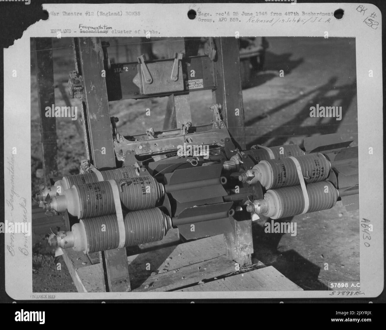 England - Incendiary [Crossed Out, Replaced W/] Fragmentation Cluster ...