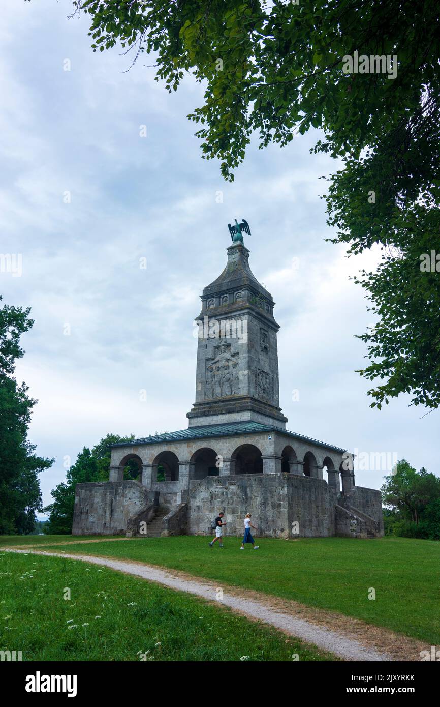 Berg: tower Bismarckturm in Municipality of Assenhausen in Oberbayern ...