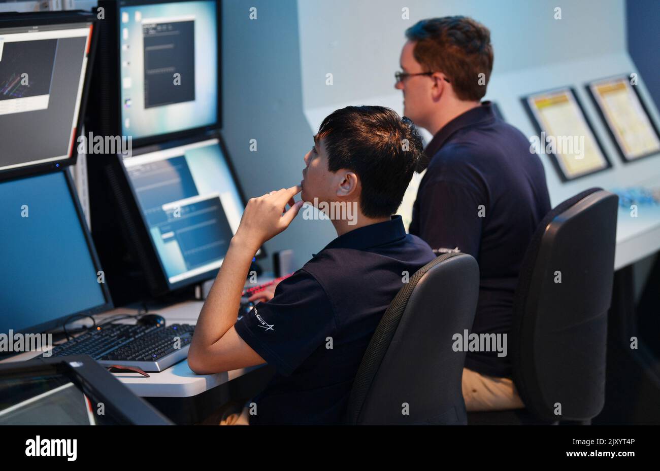 A general view of the Future Submarine Program Combat System Laboratory ...