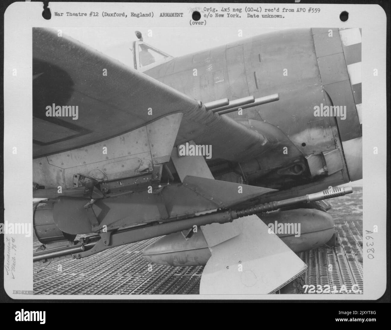 Republic P-47 Of The 78Th Fighter Group With 20Mm Guns Mounted On The ...