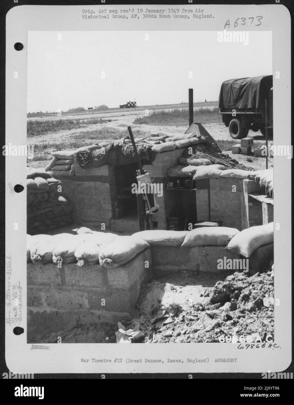Gun Installations Of The 386Th Bomb Group At Their Base In Great Dunmow ...