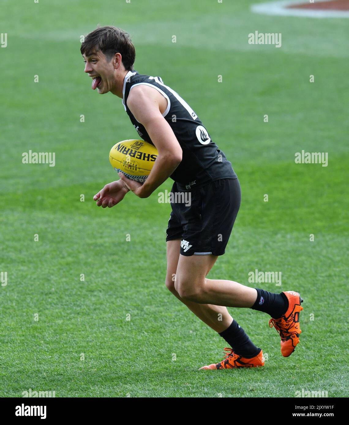 Zak Butters is seen during a Port Adelaide Power training session at ...