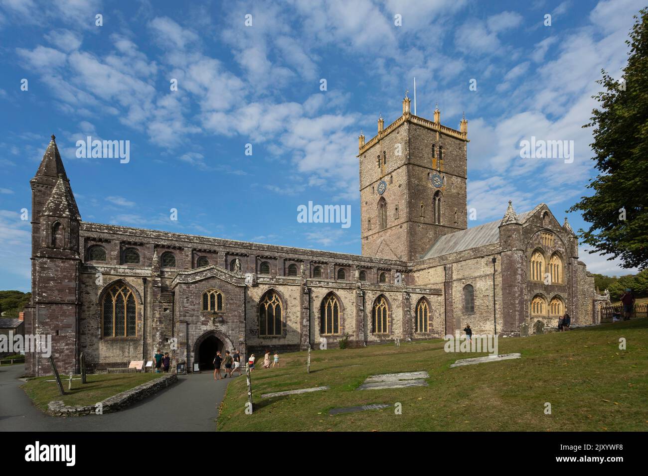 Editorial St Davids, UK - August 29, 2022: St Davids Cathedral in St ...