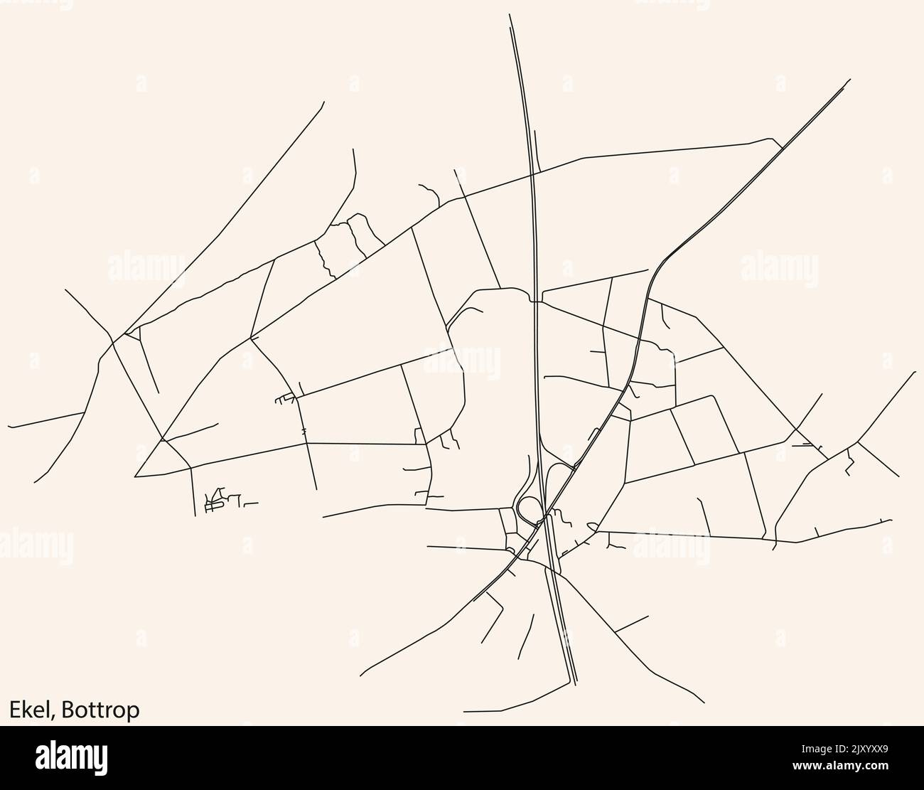 Bottrop map hi-res stock photography and images - Alamy