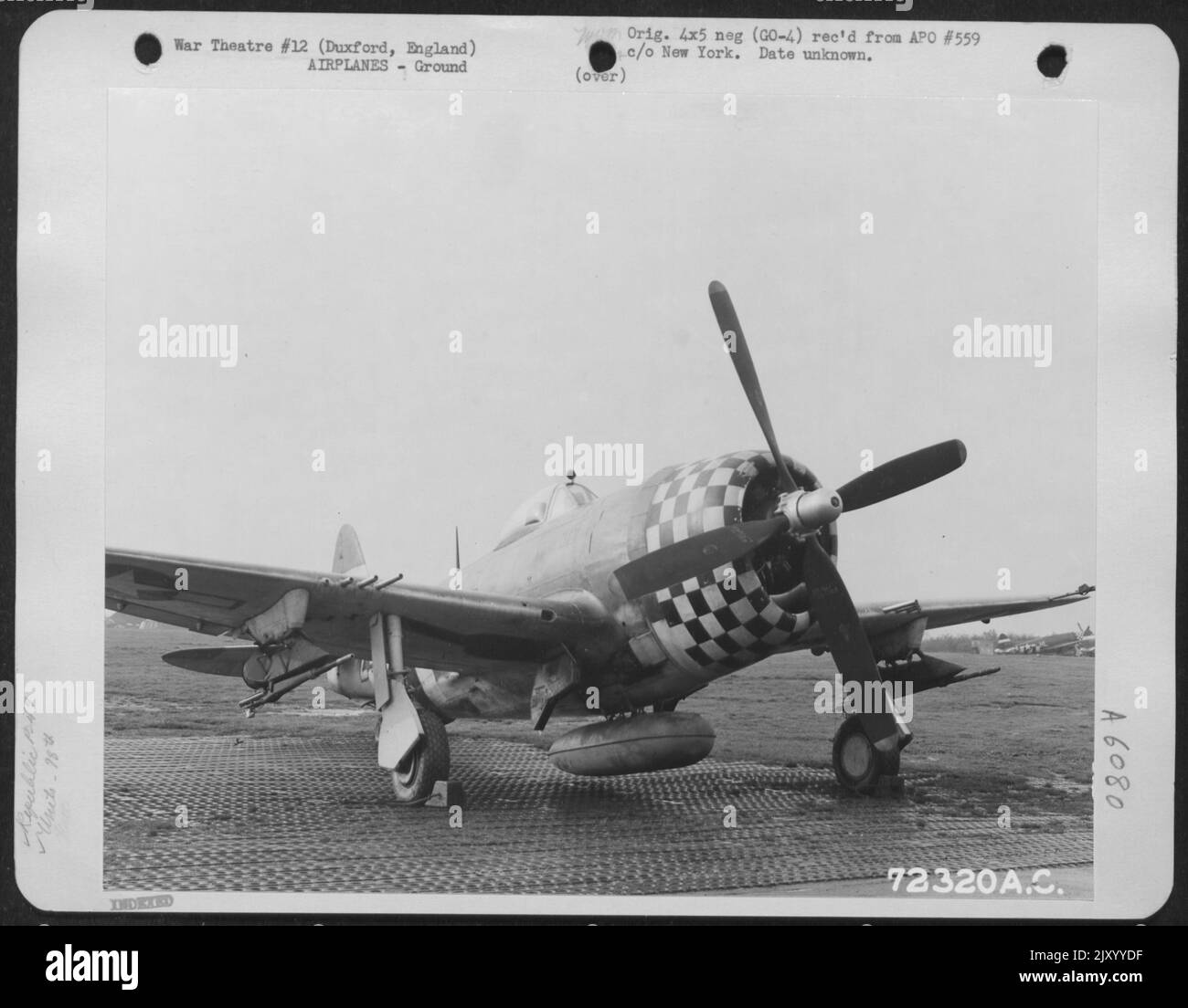 Republic P-47 Of The 78Th Fighter Group With 20 Mm. Guns Mounted On The ...
