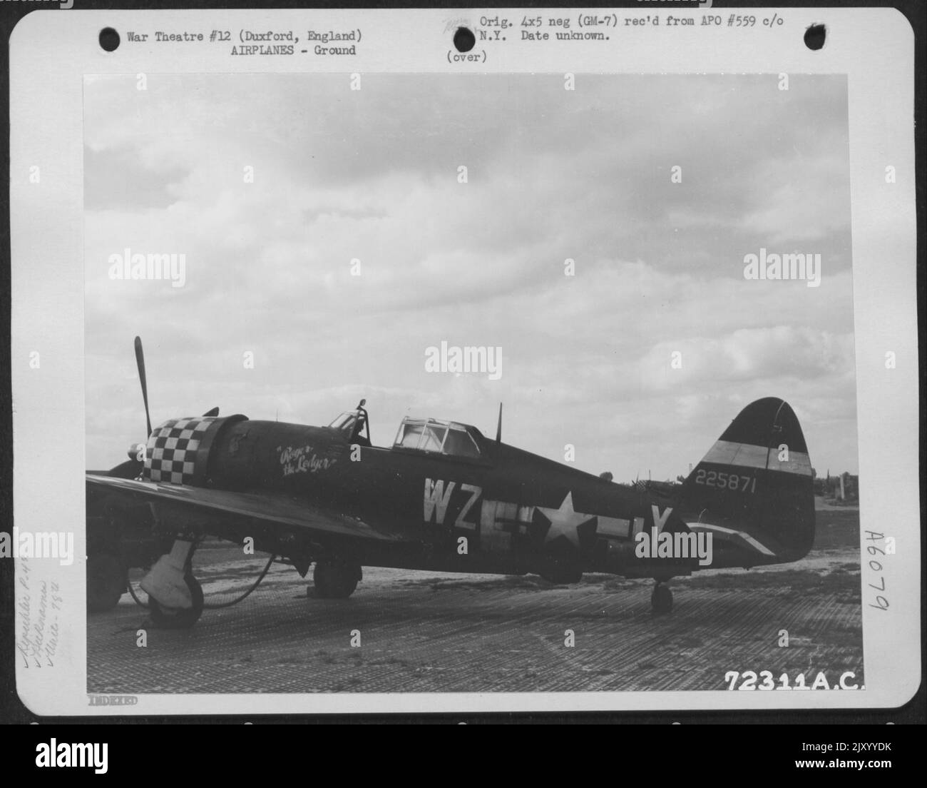 Capt. Gerald E. Budd's Republic P-47 'Roger The Ledger' Of The 78Th ...