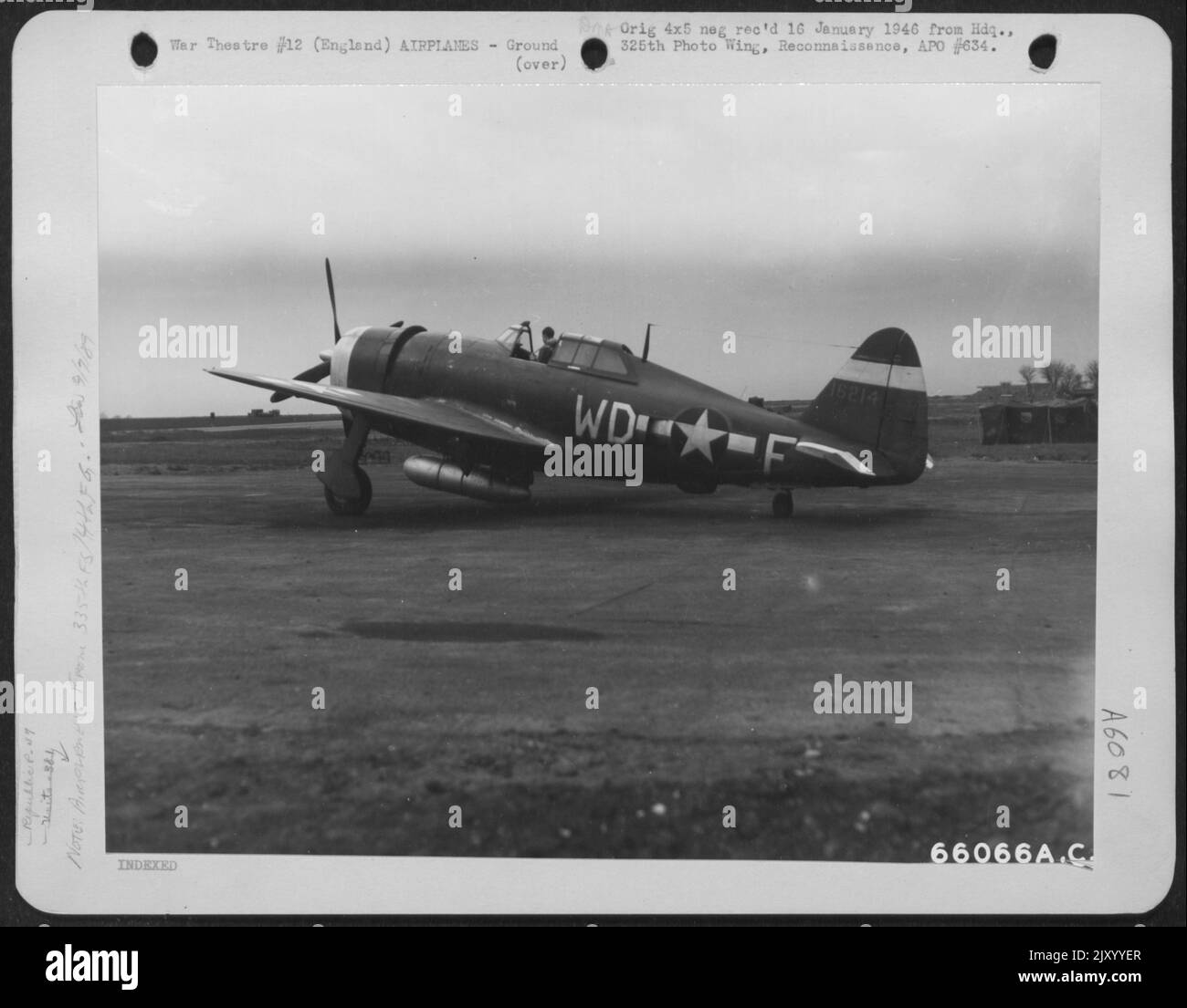 Republic P-47 'Thunderbolt' Visits The 381St Bomb Group Base At 8Th Air ...