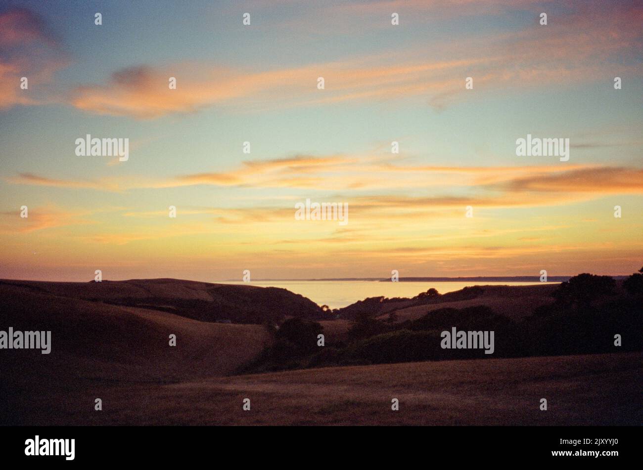 Devon sunset hi-res stock photography and images - Alamy