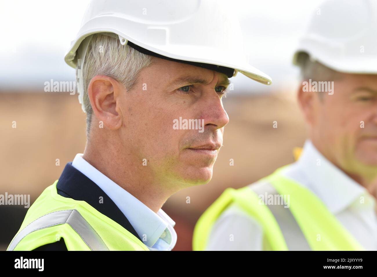 Member for Scullin, Andrew Giles during a tour of during a tour of the ...