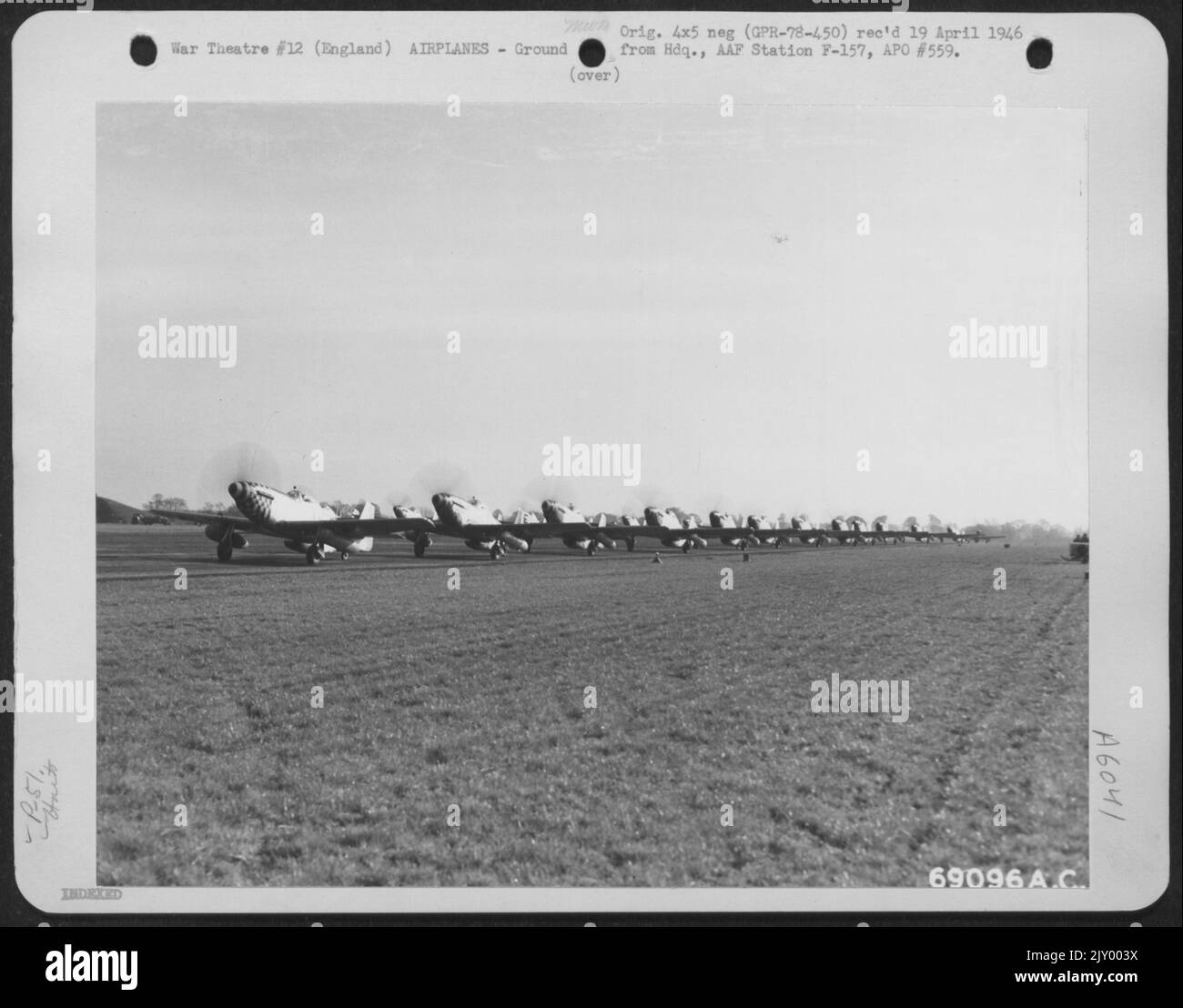 Soon These North American P-51's Of The 353Rd Fighter Group, Lined Up ...