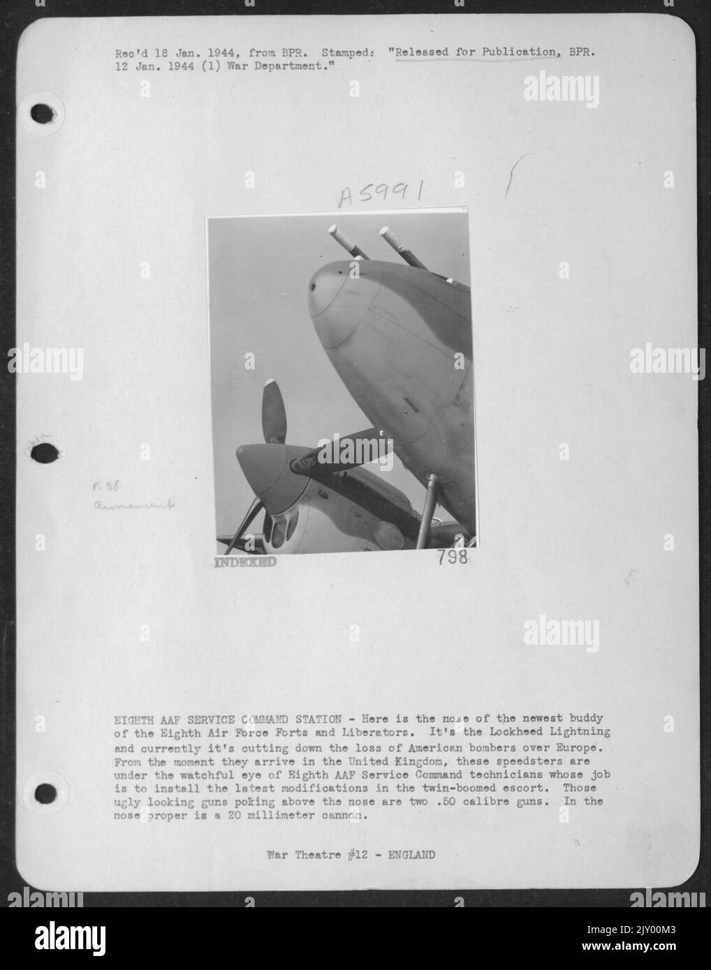 Eighth Aaf Service Command Station - Here Is The Nose Of The Newest ...