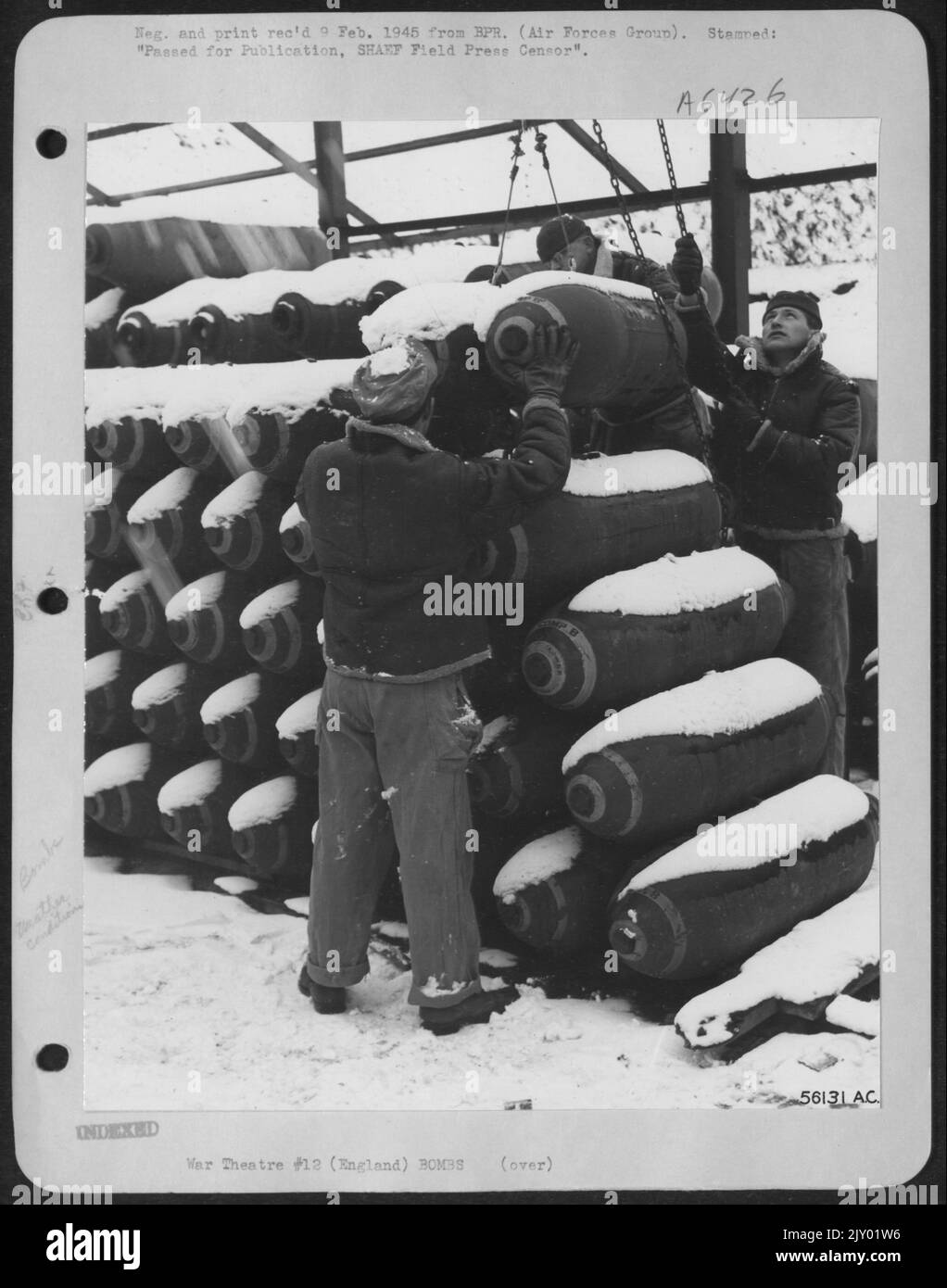 Bomb hoist Black and White Stock Photos & Images - Alamy