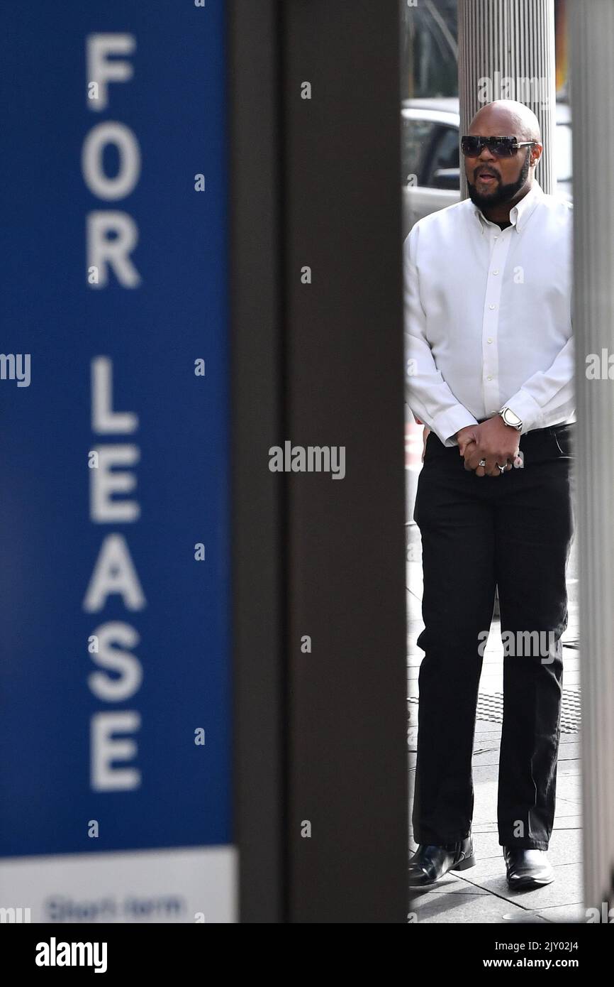 James Ernest Maxwell arrives at Downing Centre Local Court for his ...