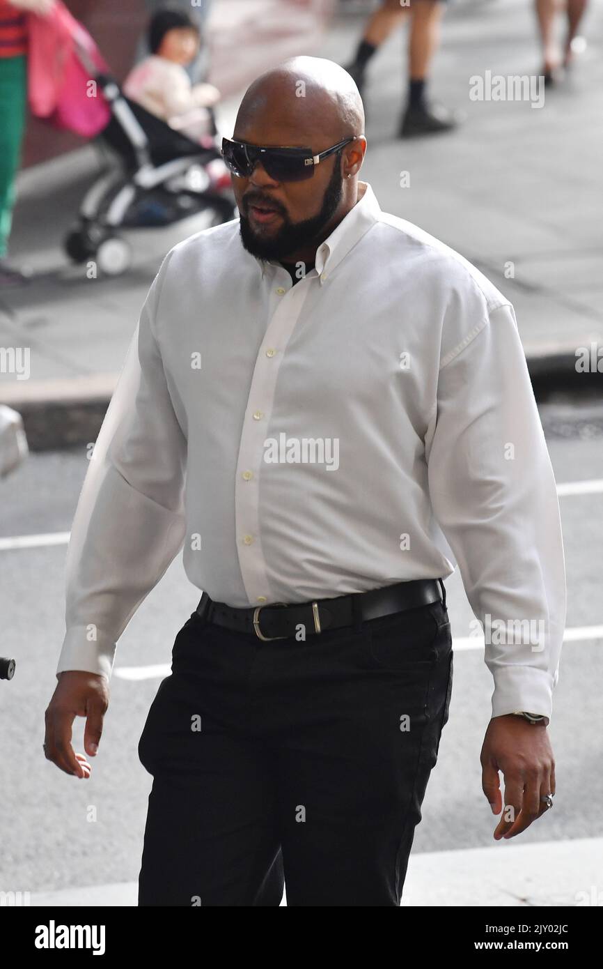 James Ernest Maxwell arrives at Downing Centre Local Court for his sentence hearing in Sydney ...