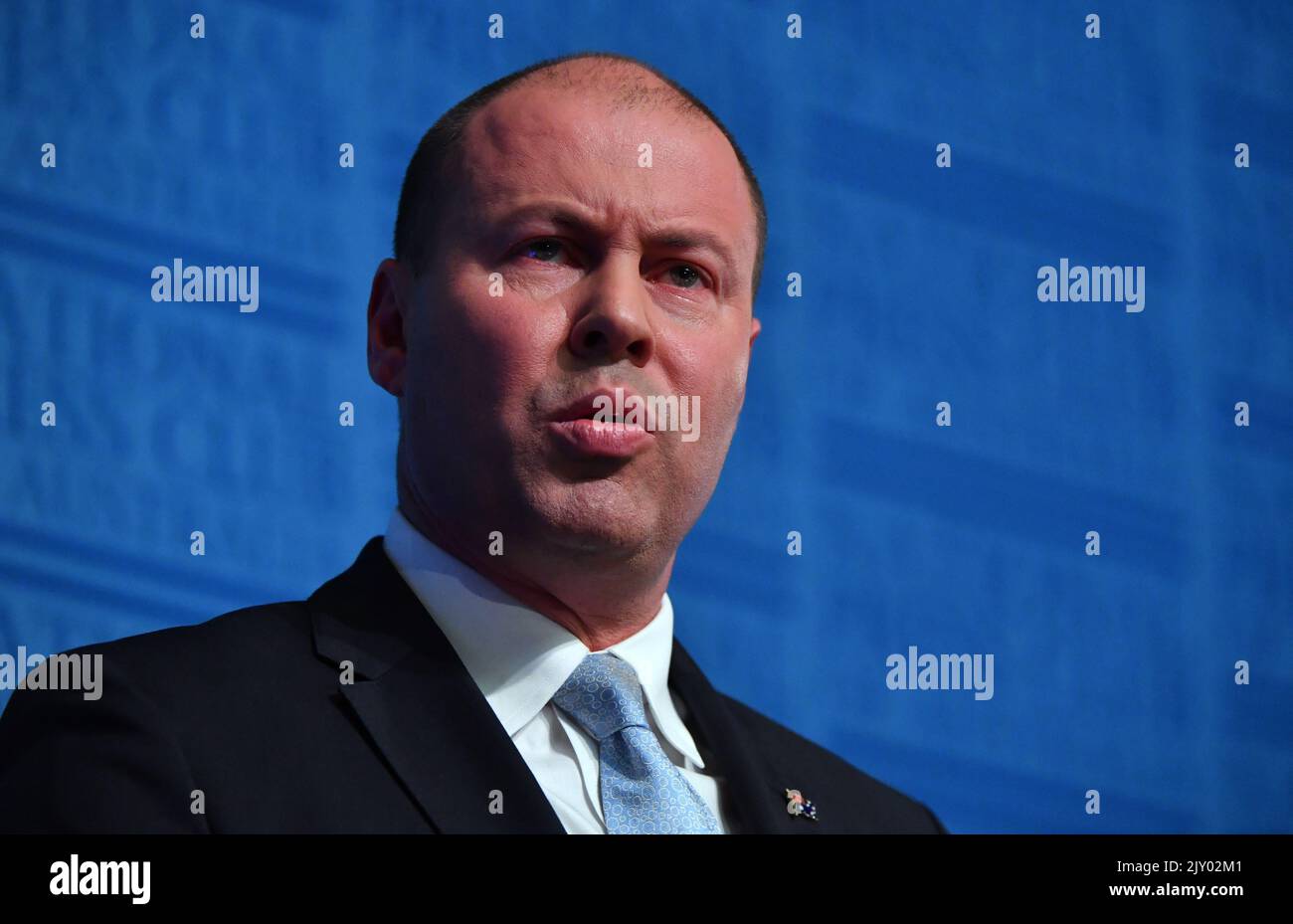 Treasurer Josh Frydenberg at the National Press Club Post Budget ...