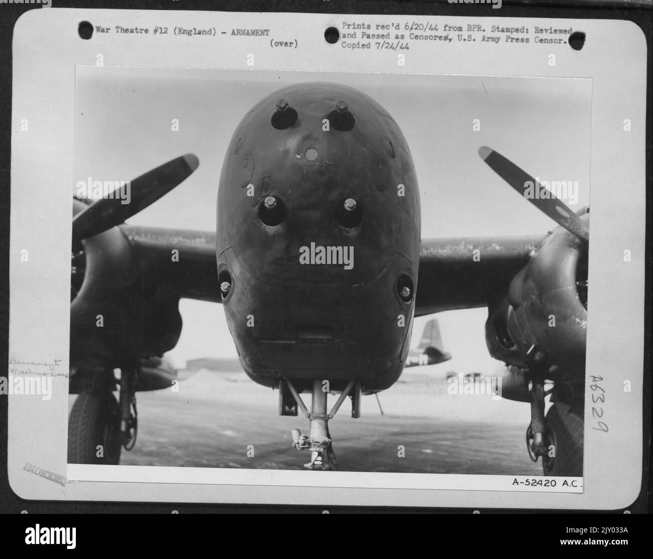 Here, in full fighting trim, is one of the two new models of the A-20 ...