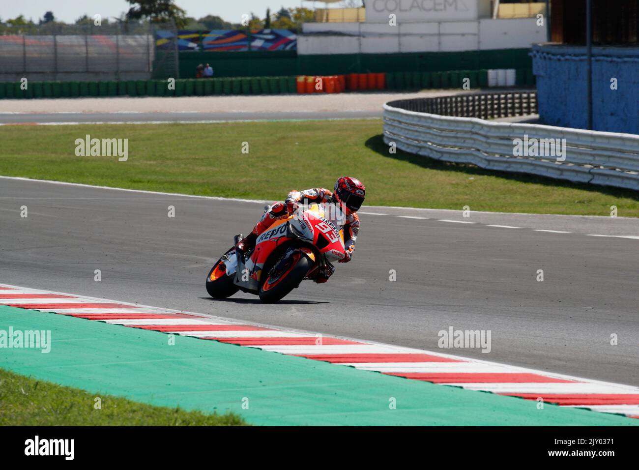 Marc Marquez 93 Honda HRC Repsol testing day MotoGP Misano 2022 Stock ...