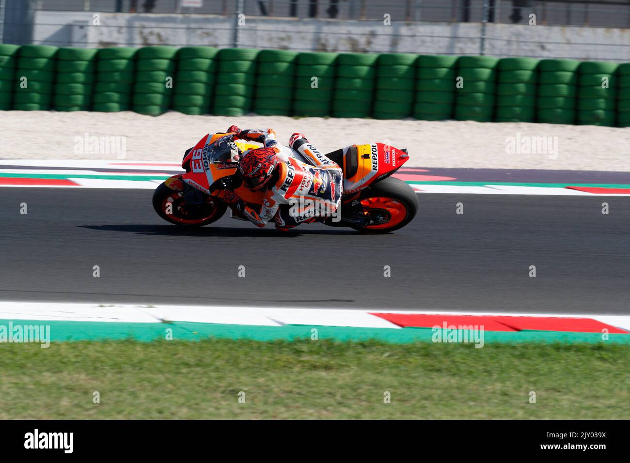 Marc Marquez 93 Honda HRC Repsol testing day MotoGP Misano 2022 Stock ...