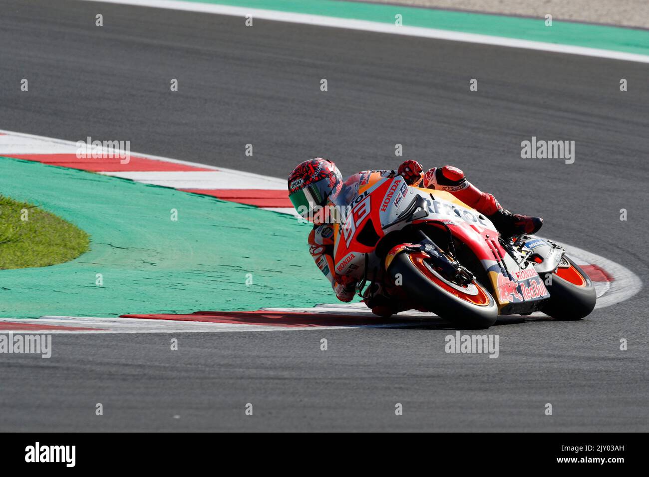 Marc Marquez 93 Honda HRC Repsol testing day MotoGP Misano 2022 Stock ...
