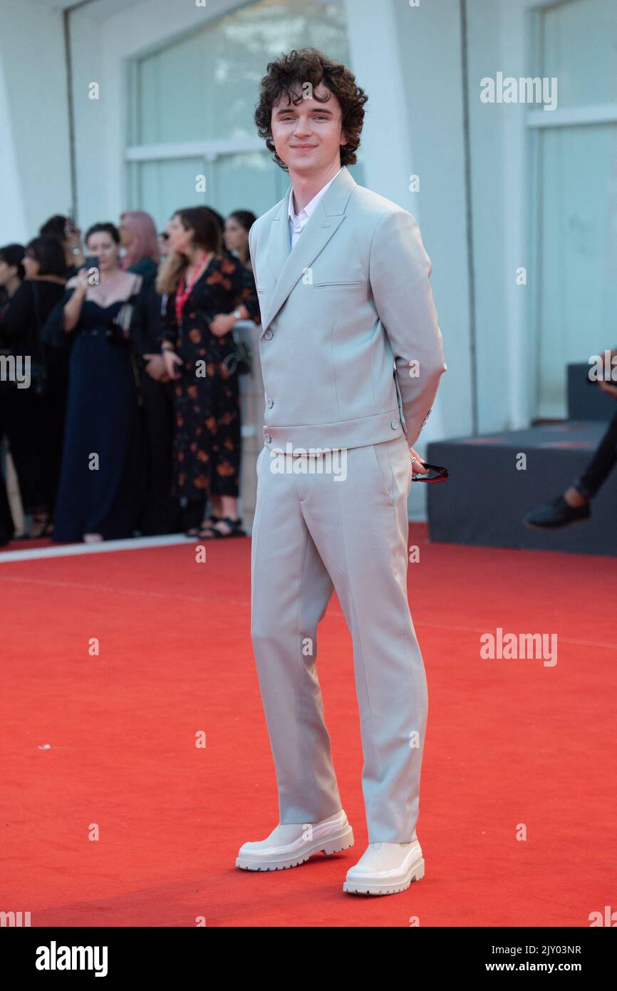 Zen McGrath attending The Son Premiere during the 79th Venice ...